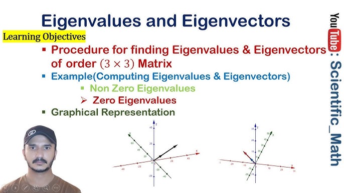 Eigenvalue And Eigenvector Calculation Youtube