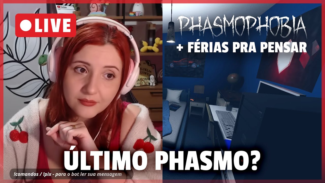 Vem pro ÚLTIMO PHASMO? 👻 - LIVE 🔴 - YouTube