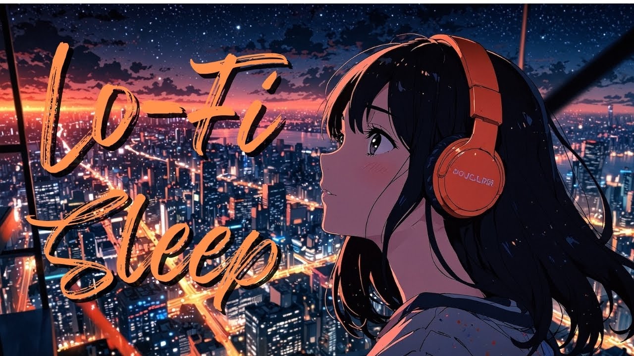 【Lo-Fi Sleep】Silent Snowfall in the Moonlit City - YouTube