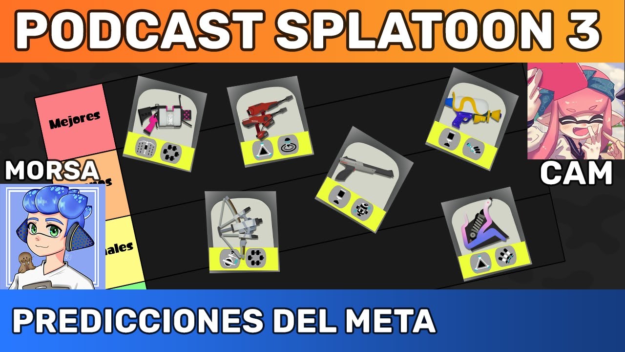 Predicciones sobre el META en Splatoon 3 con Cam | PODCAST - YouTube