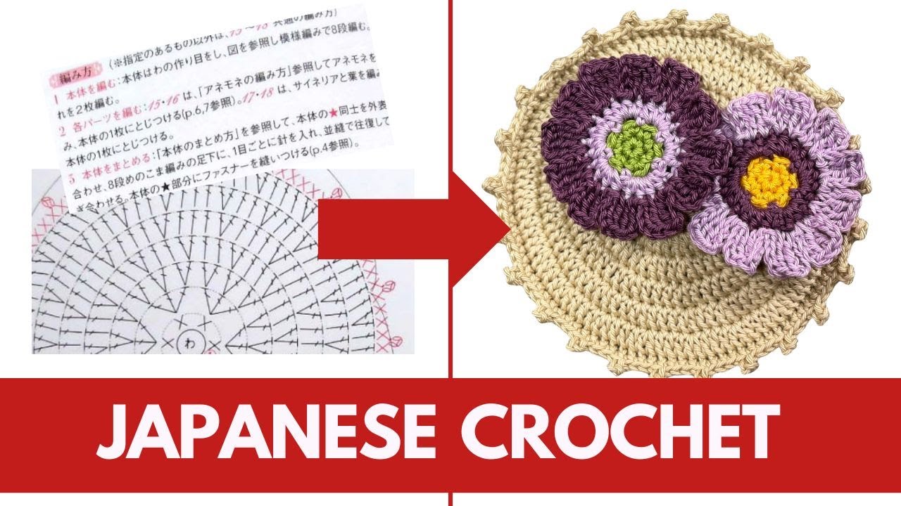 Read Japanese Crochet Patterns Easily! - YouTube