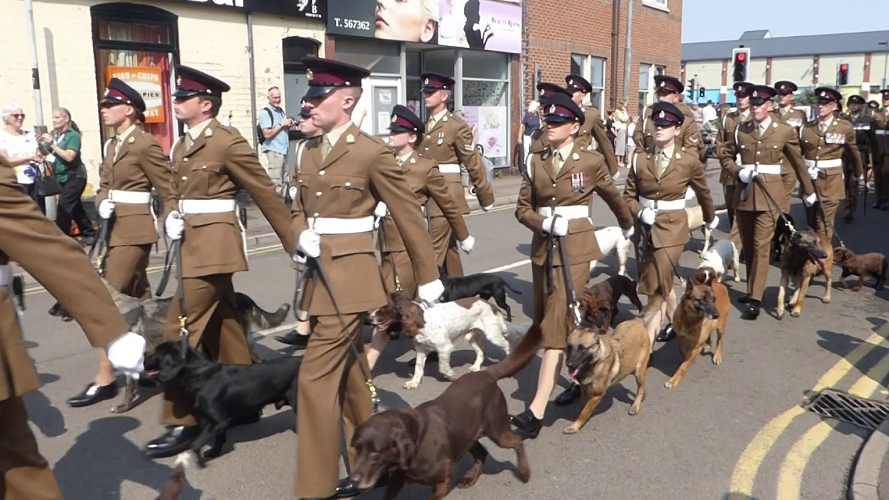 RAVC Centenary Parade Melton Mowbray 27 July 2018 - YouTube
