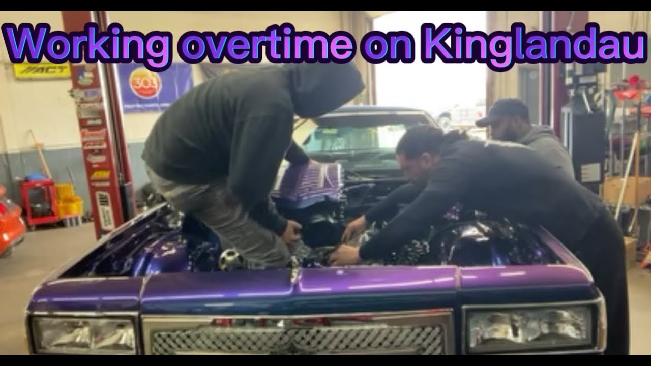 working overtime to get KING LANDAU back together - YouTube