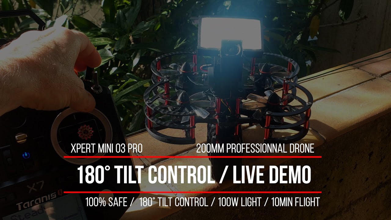 Live demo of the 180° tilt camera angle of the 200mm Xpert O3 Mini Pro ...
