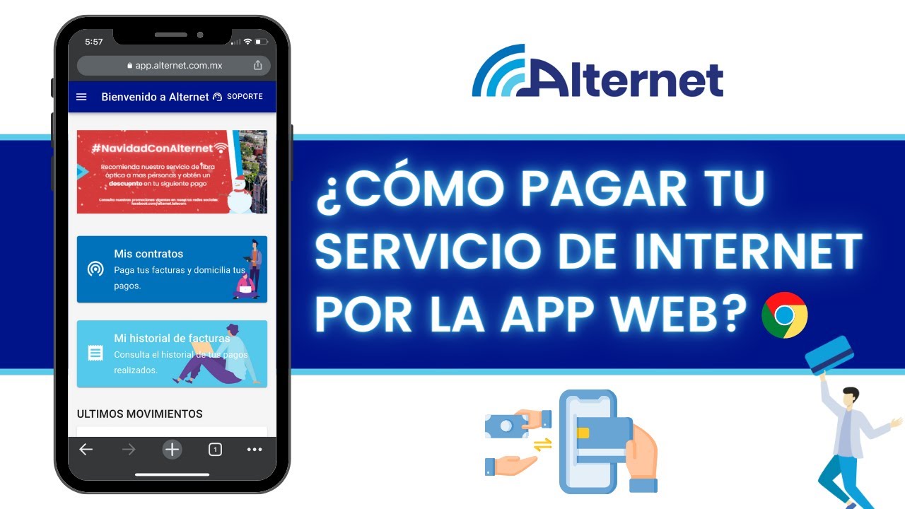 ¿Cómo pagar tu servicio de internet a través del sitio web? | Alternet ...