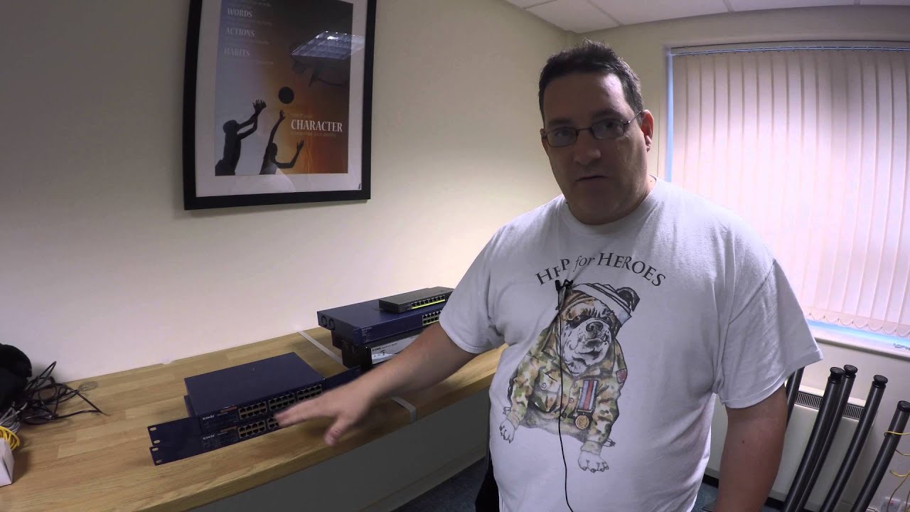 Basic Office Network setup - YouTube