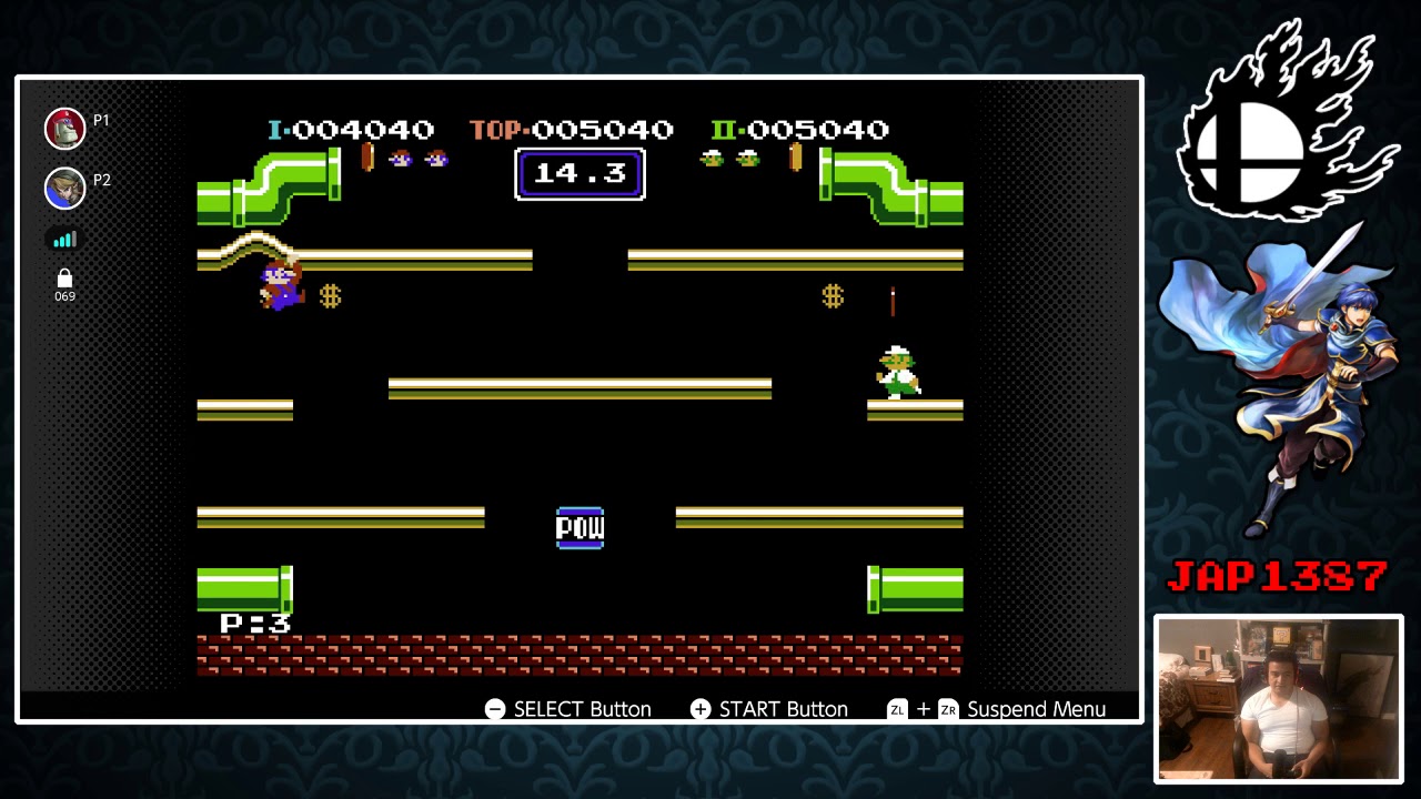 Highlight: NES Online Mario Bros. Phase 47 with SuperSonic71087! - YouTube