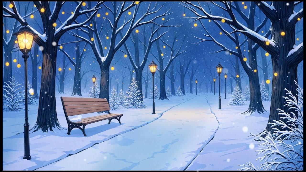 winter’s stillness | relaxing lofi beats for a frosty day - YouTube