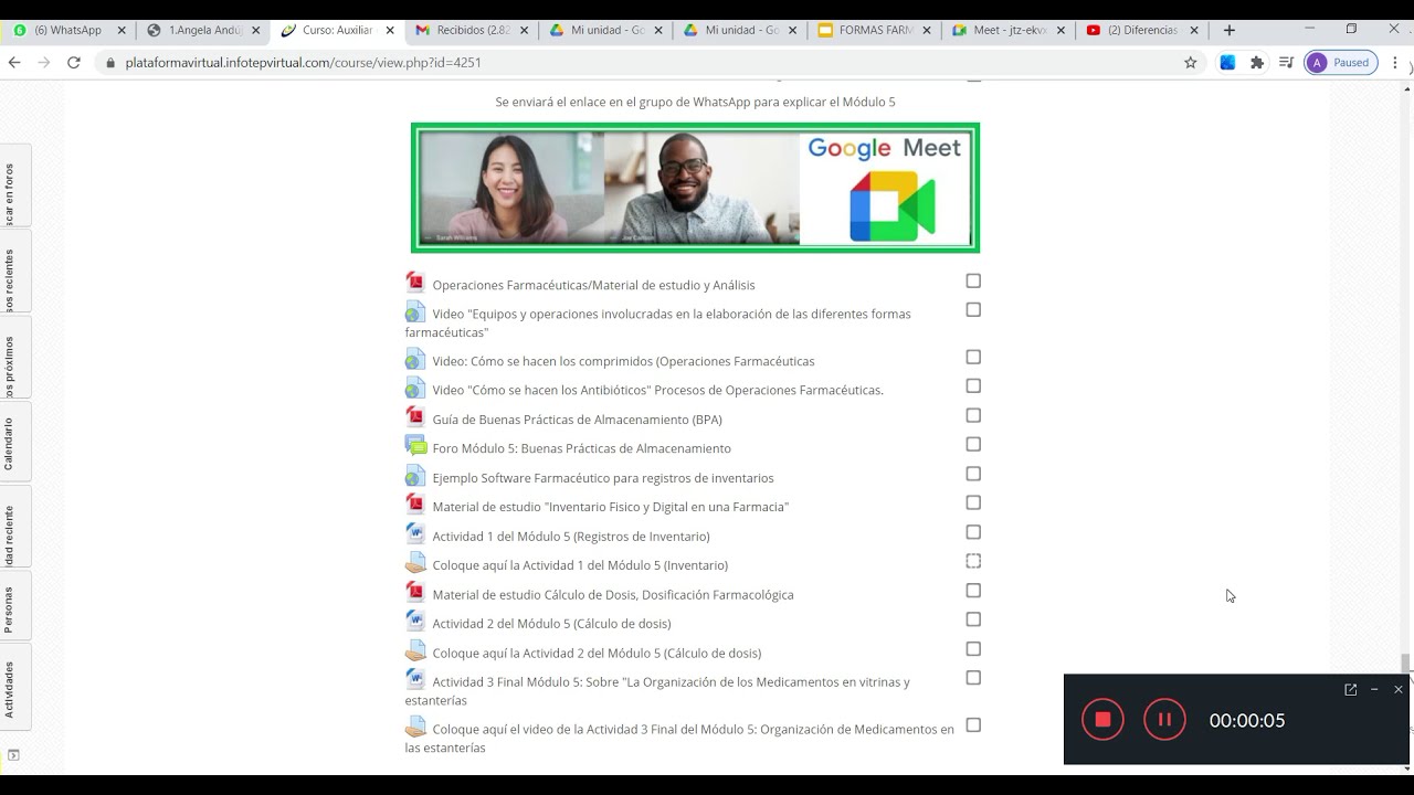 Subir una tarea a través de un enlace en INFOTEP Virtual - YouTube