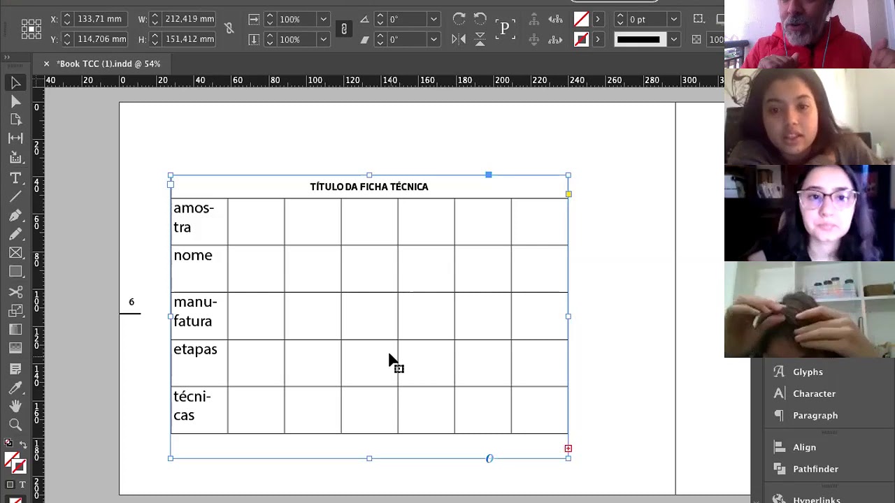 Como fazer tabelas no Indesign - YouTube