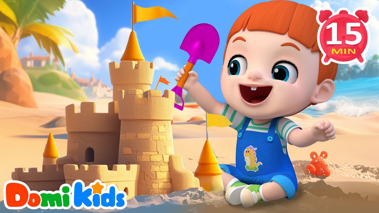 Let's Build a Sand Castle! | Beach Song & More Kids Songs & Nursery ...