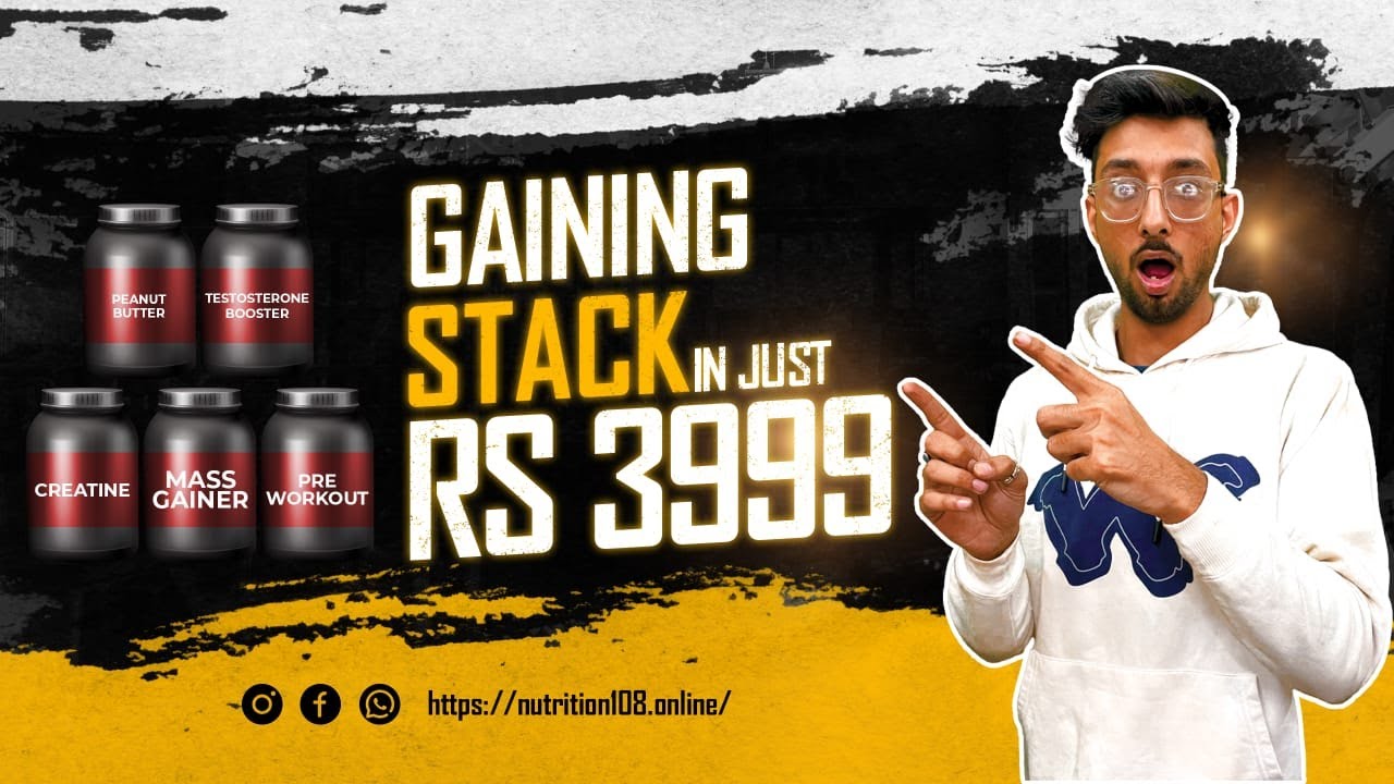 "Best Value Muscle Gaining Stack at ₹3999 – Proven Results!"| #massgainer #reveiw #muscle - YouTube