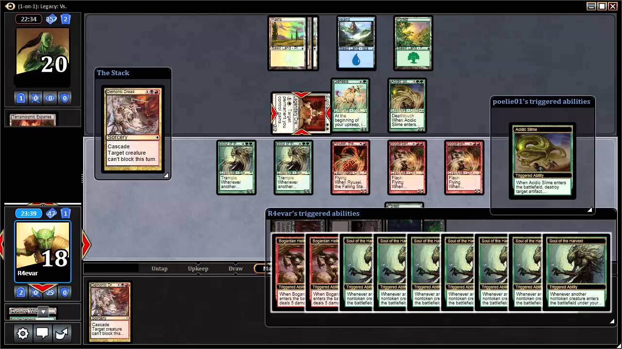 Casual Magic: Legacy Hypergenesis Dragons - YouTube