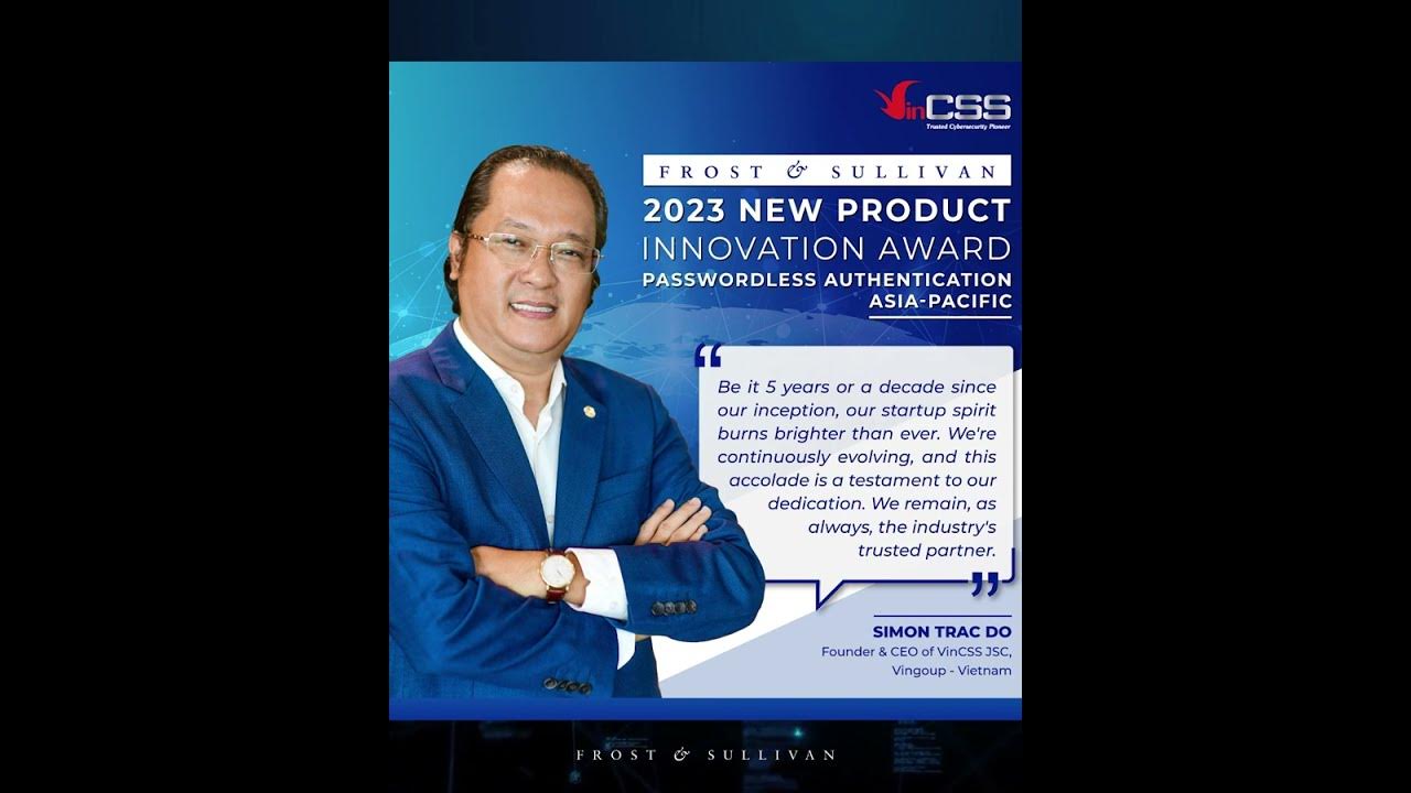 VinCSS: 2023 Asia-Pacific New Product Innovation Award - Passwordless Authentication - YouTube