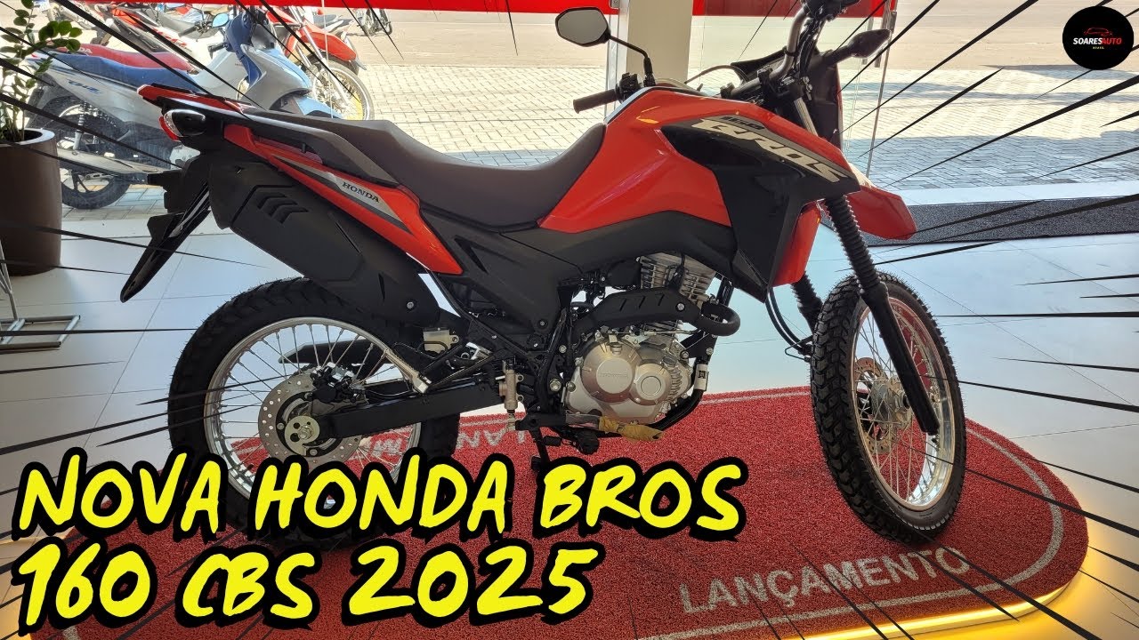 Honda Bros 160 CBS 2025: Conheçam em DETALHES esse grande lançamento da ...