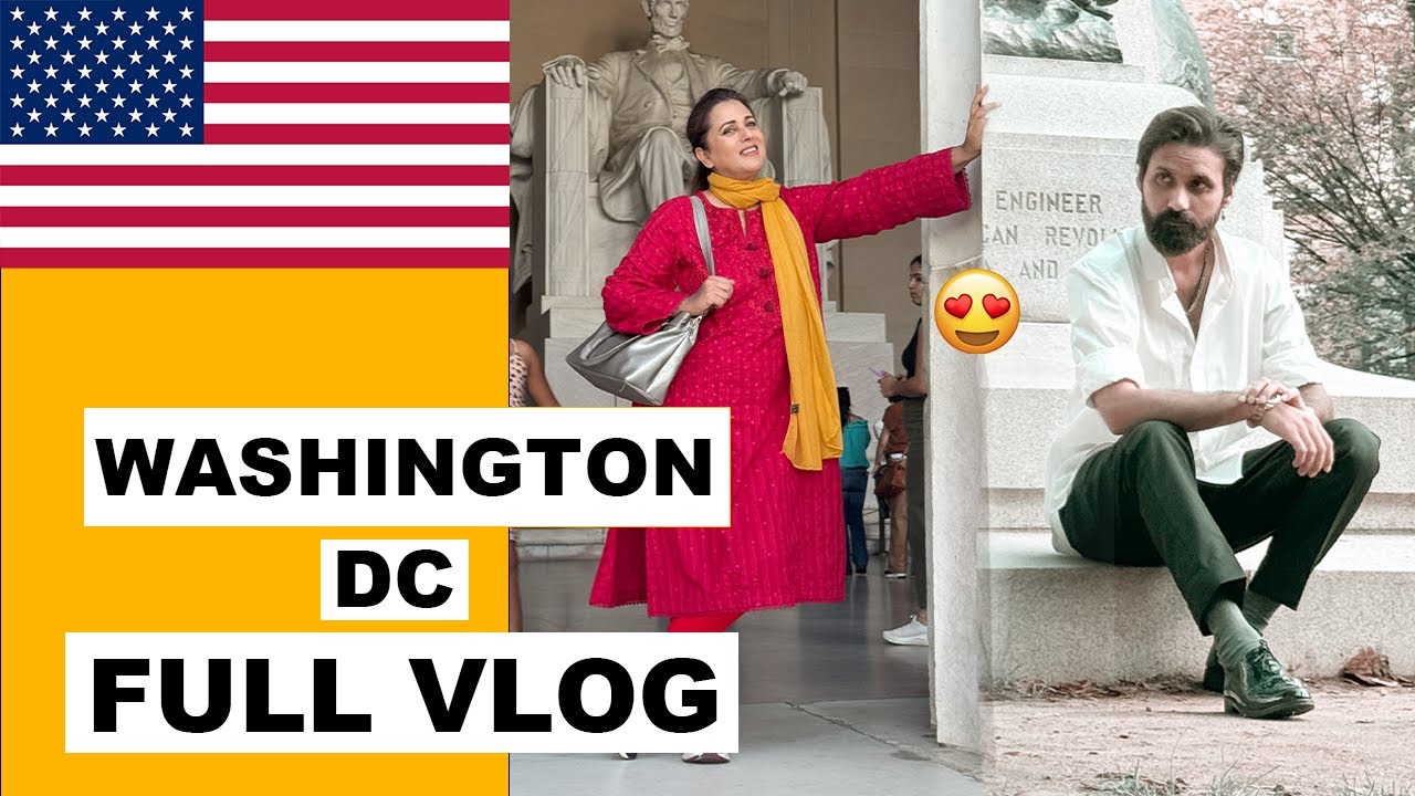 VLOG IN WASHINGTON DC | Arifa Siddiqui & Tabeer Ali | Amazing Visit to ...