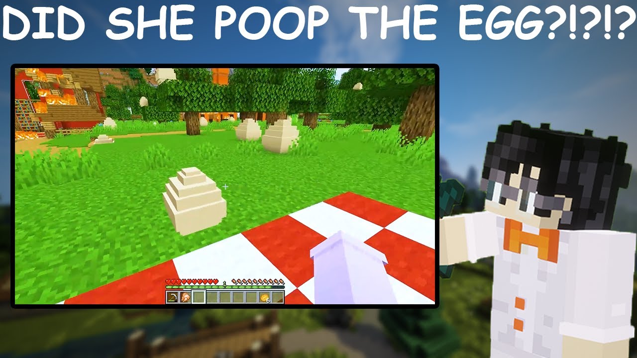 "DID SHE POOP AN EGG?!?!?" | Reacting to Aphmau in Minecraft but she ...