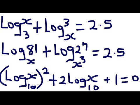 HOW TO SOLVE LOGARITHMIC EQUATION IN A VERY SIMPLE WAY - YouTube