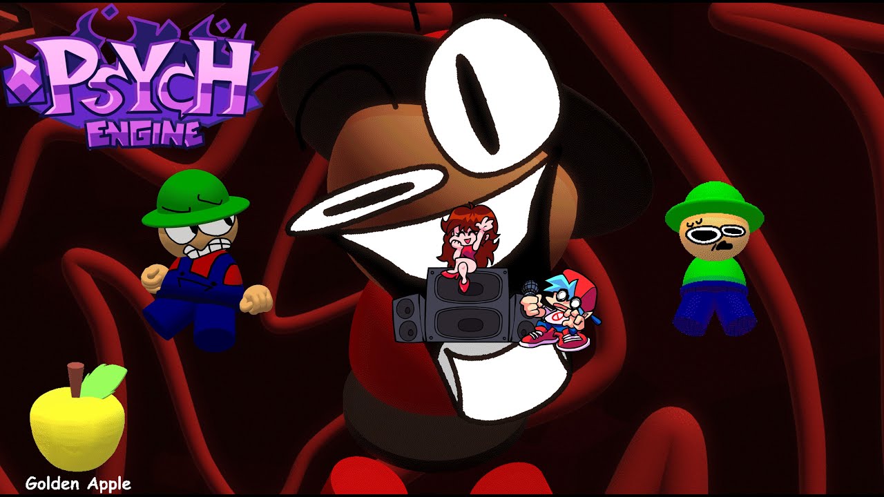 Applecore Psych Engine Port - DnB Golden Apple Edition [FNF] - YouTube
