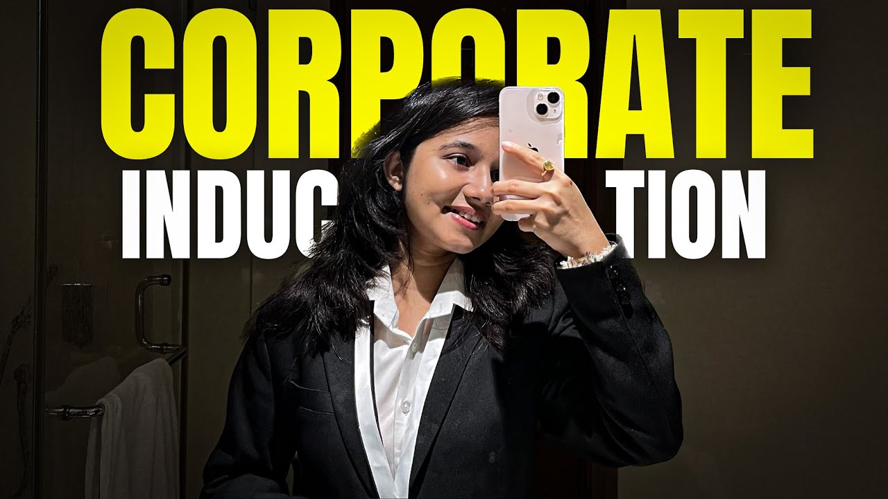 Corporate Induction Vlog | Corporate Life | Ankusha Patil - YouTube