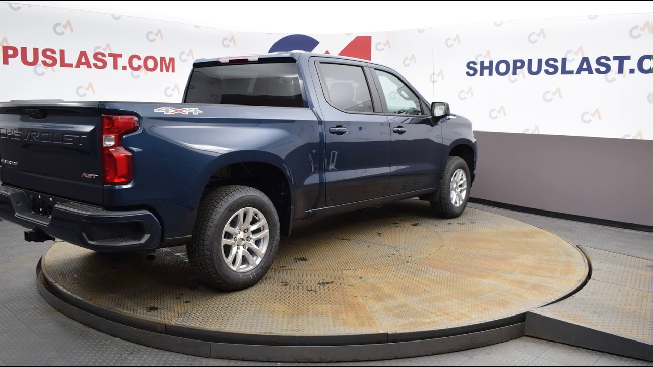2020 Blue Metallic Chevrolet Silverado 1500 4D Crew Cab #C1448 - YouTube