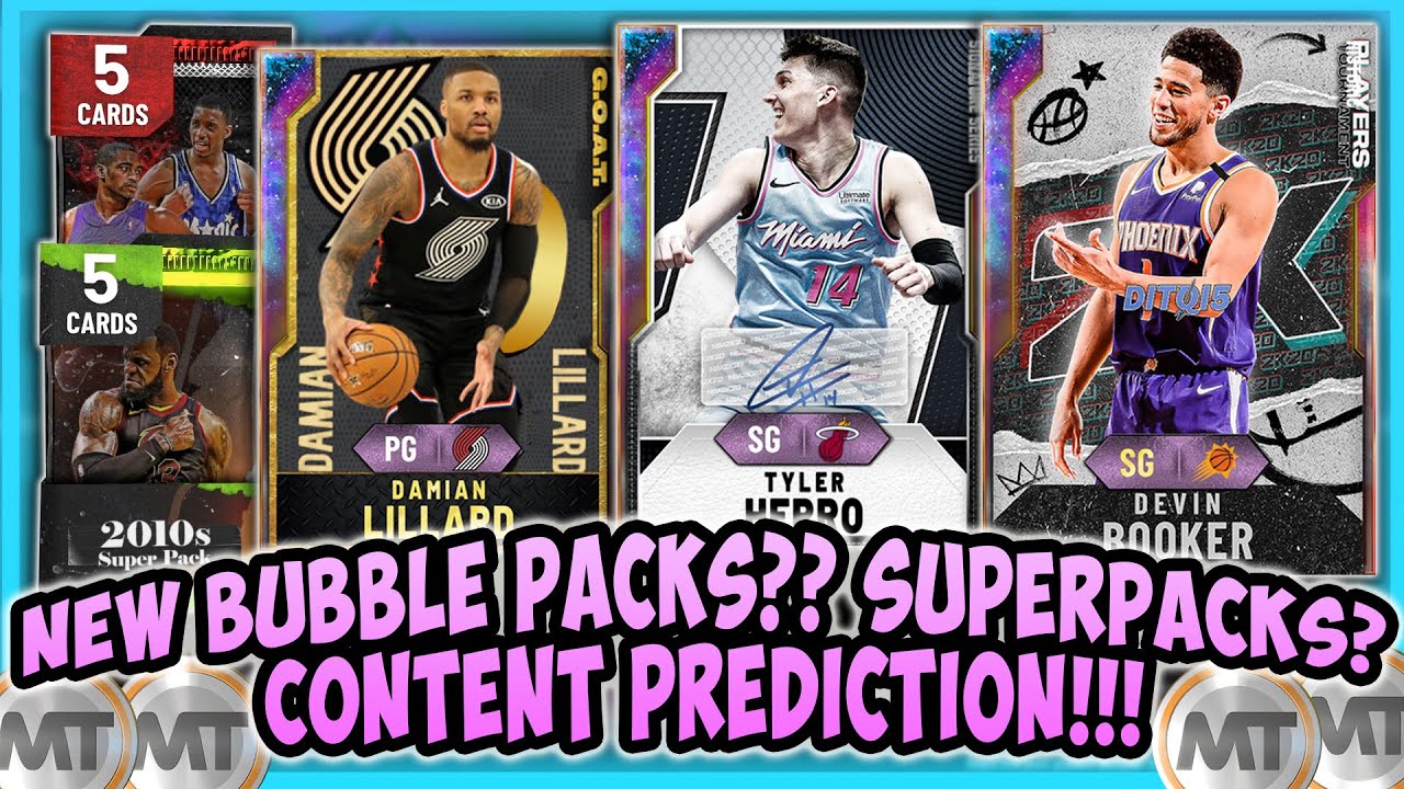 NBA2K20 - BUBBLE PACKS COMING+DYNAMIC DUO PACKS??? NEW CONTENT FRIDAY?? CONTENT PREDICTIONS ...