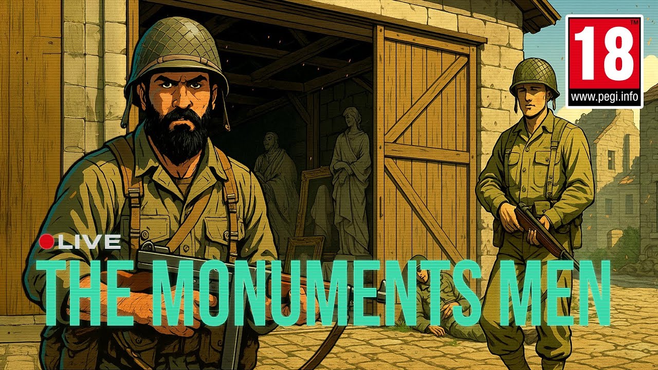 🔴 [ES] |+18| 4K OPERACIÓN THE MONUMENTS MEN - (MFAA) US ARMY ...