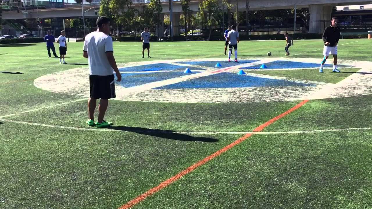 Center circle warm up: turns and triangle - YouTube