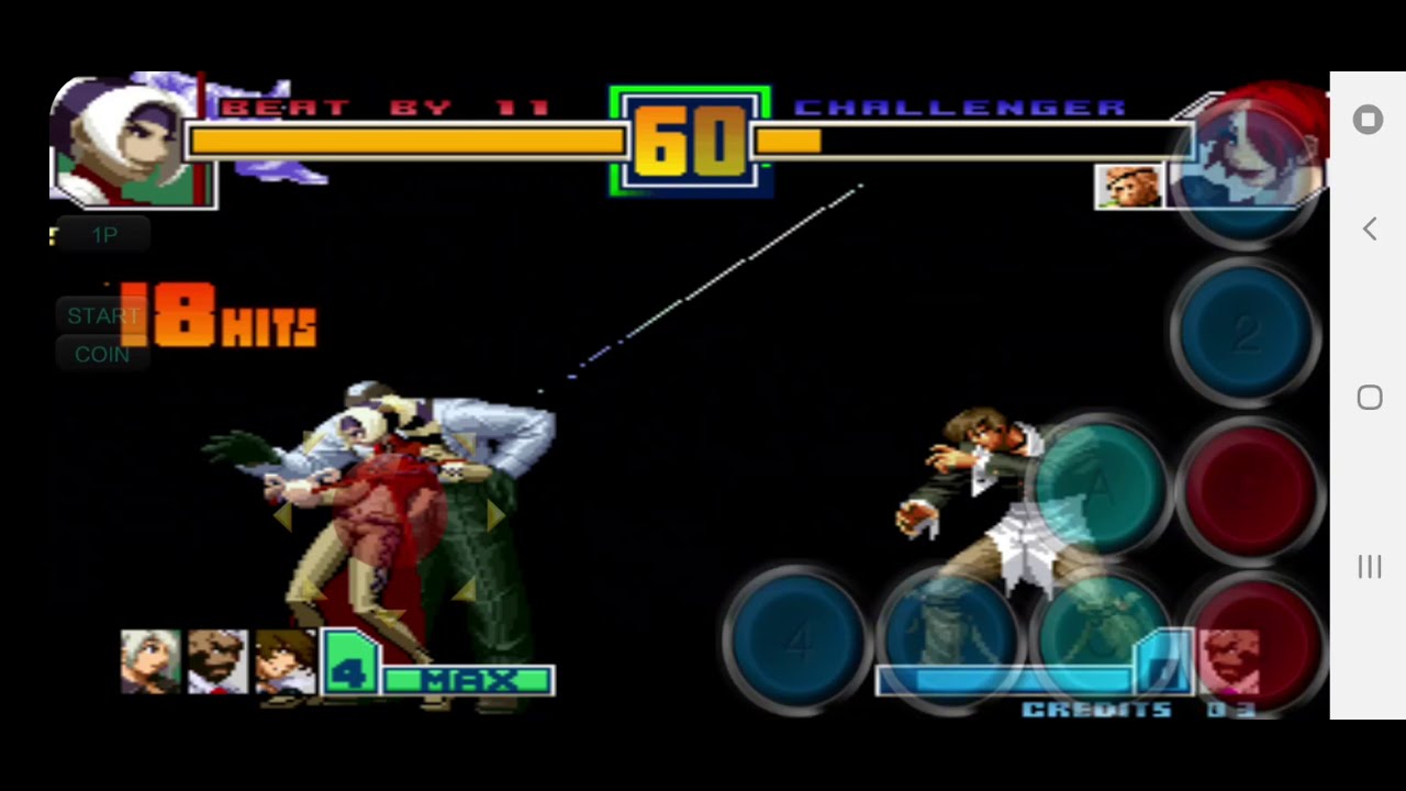 KOF 2001 FOXY COMBO 1 - YouTube