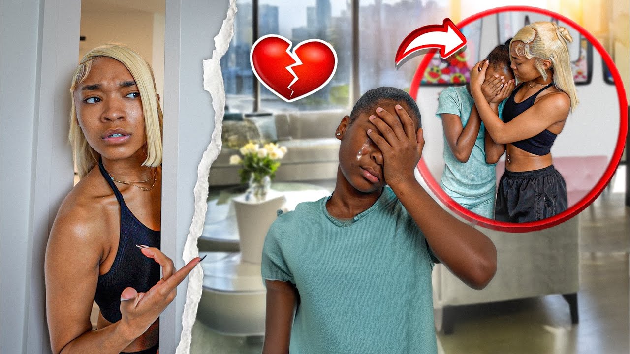 CRYING With The DOOR LOCKED Prank🥺 *SHE GOT ME* - YouTube