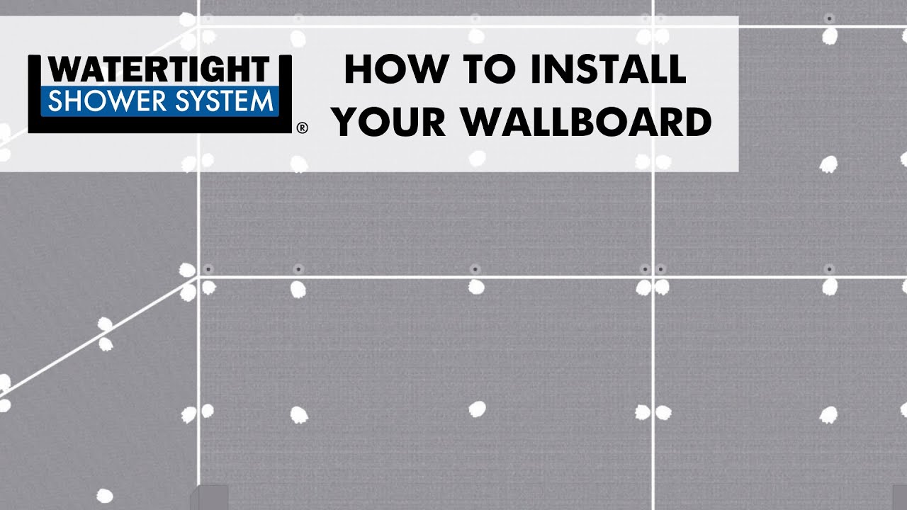 How to Easily Install Wallboard in Your Shower (Step-by-Step Guide ...