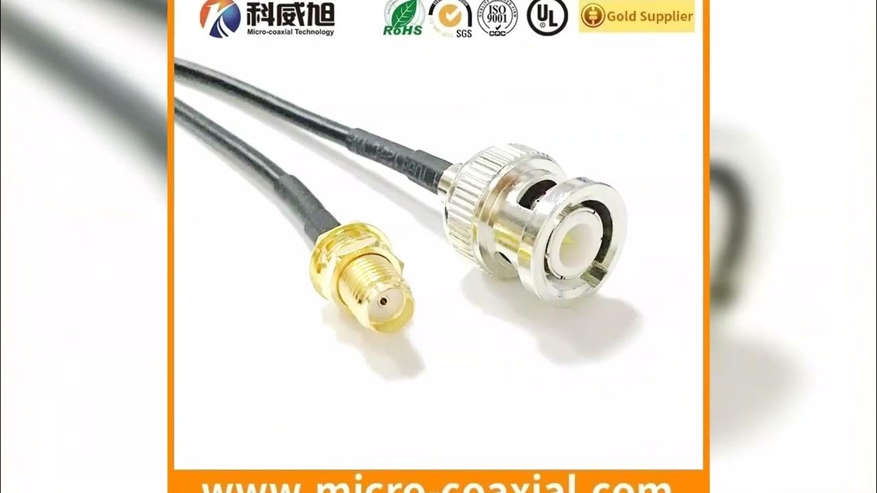 Get USL00-30L-A High-Reliability Micro Coax Cable Assembly HIROSE DF9B-21P-1V DF9B-31S-1V - YouTube