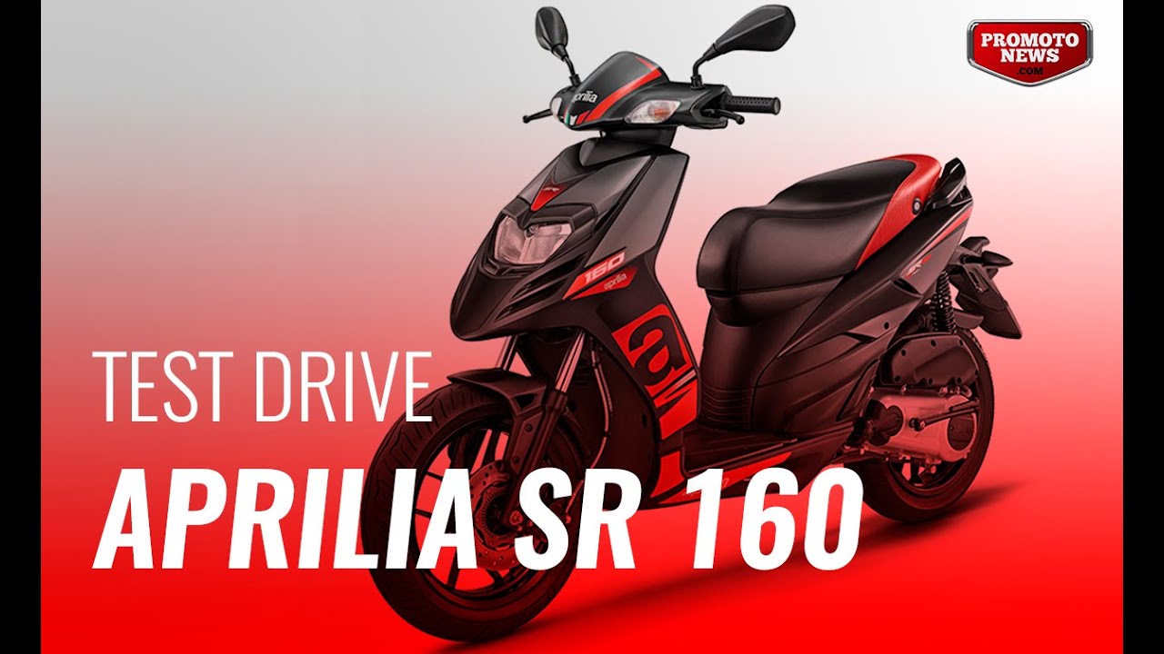 Nuestro Test Drive a la Aprilia SR 160 - YouTube