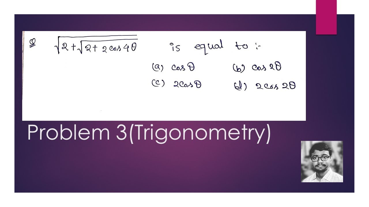Basic Trigonometry(Problem 3)| [For XI,XII,JEE] | With Solution - YouTube