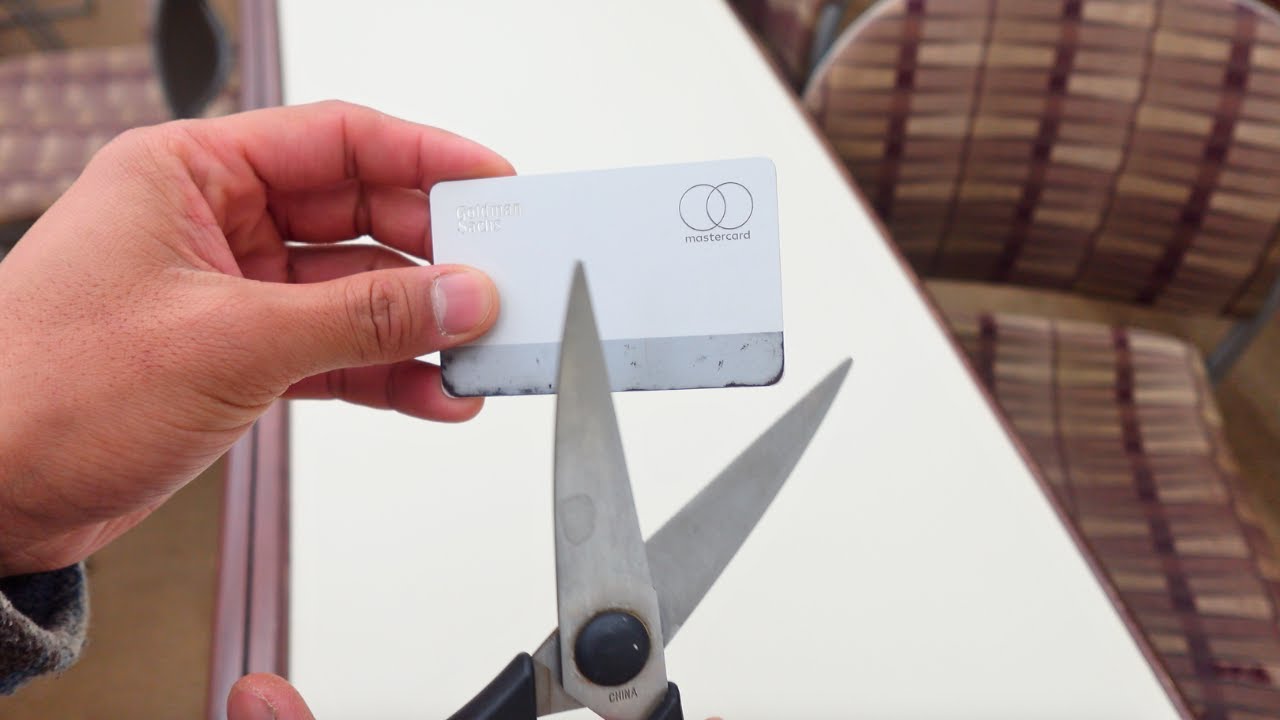 Can You Cut The Titanium Apple Card In Half? - YouTube