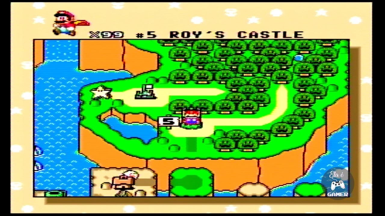 Super Mario World - #5 Roy's Castle (SNES) - YouTube