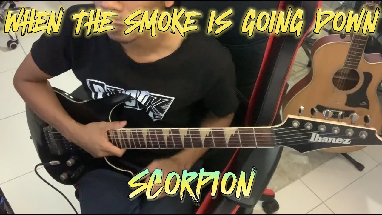 When The Smoke is Going Down Full Guitar Tutorial - YouTube