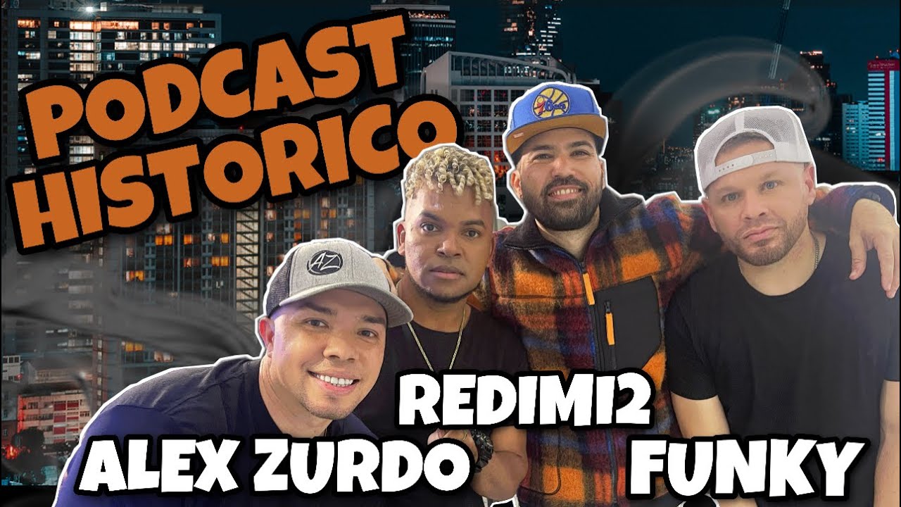 Por primera vez en la HISTORIA REDIMI2, Alex Zurdo, Funky en un Podcast ...