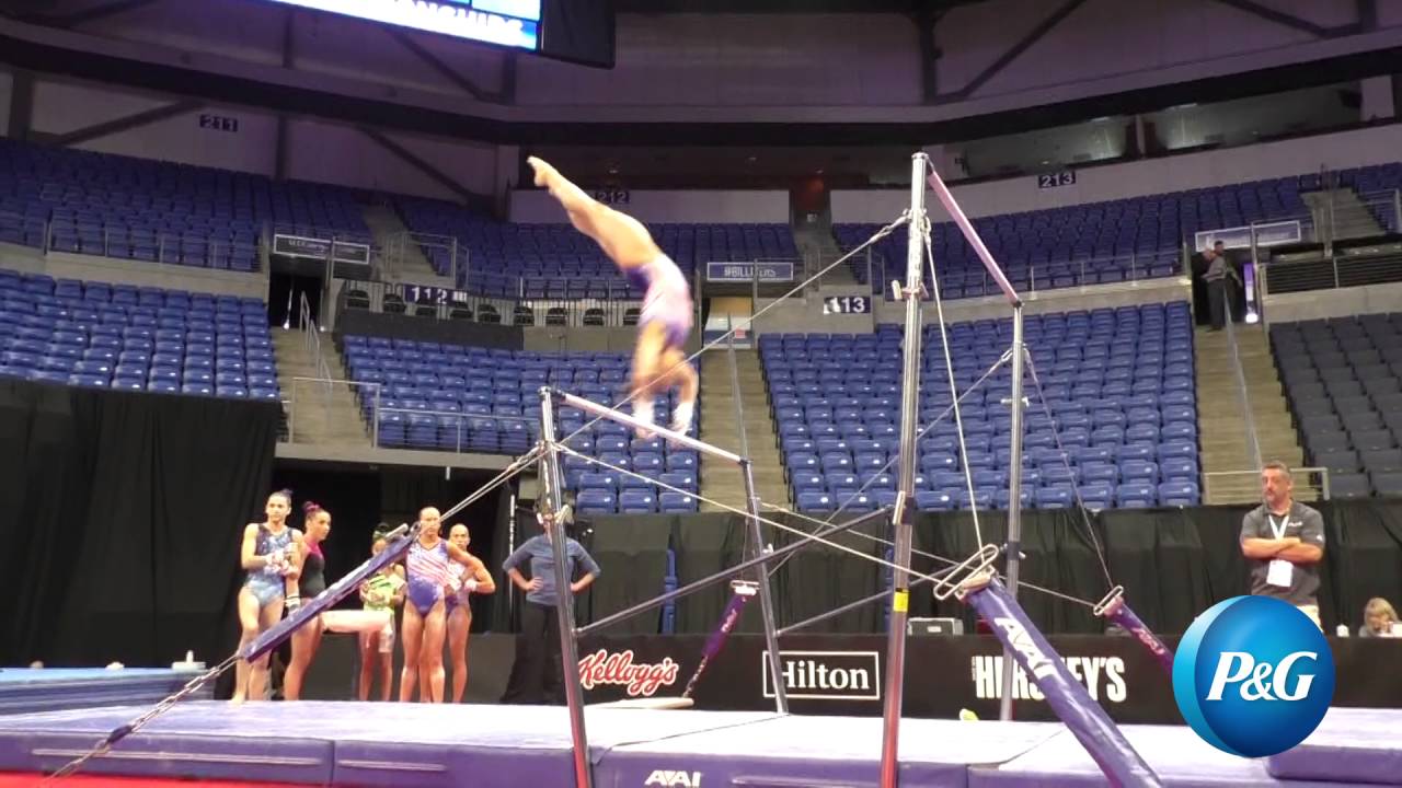 Maggie Nichols - Uneven Bars - 2016 P&G Gymnastics Championships ...