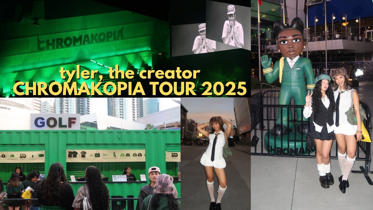 my first concert ever: tyler the creator CHROMAKOPIA LA vlog - YouTube