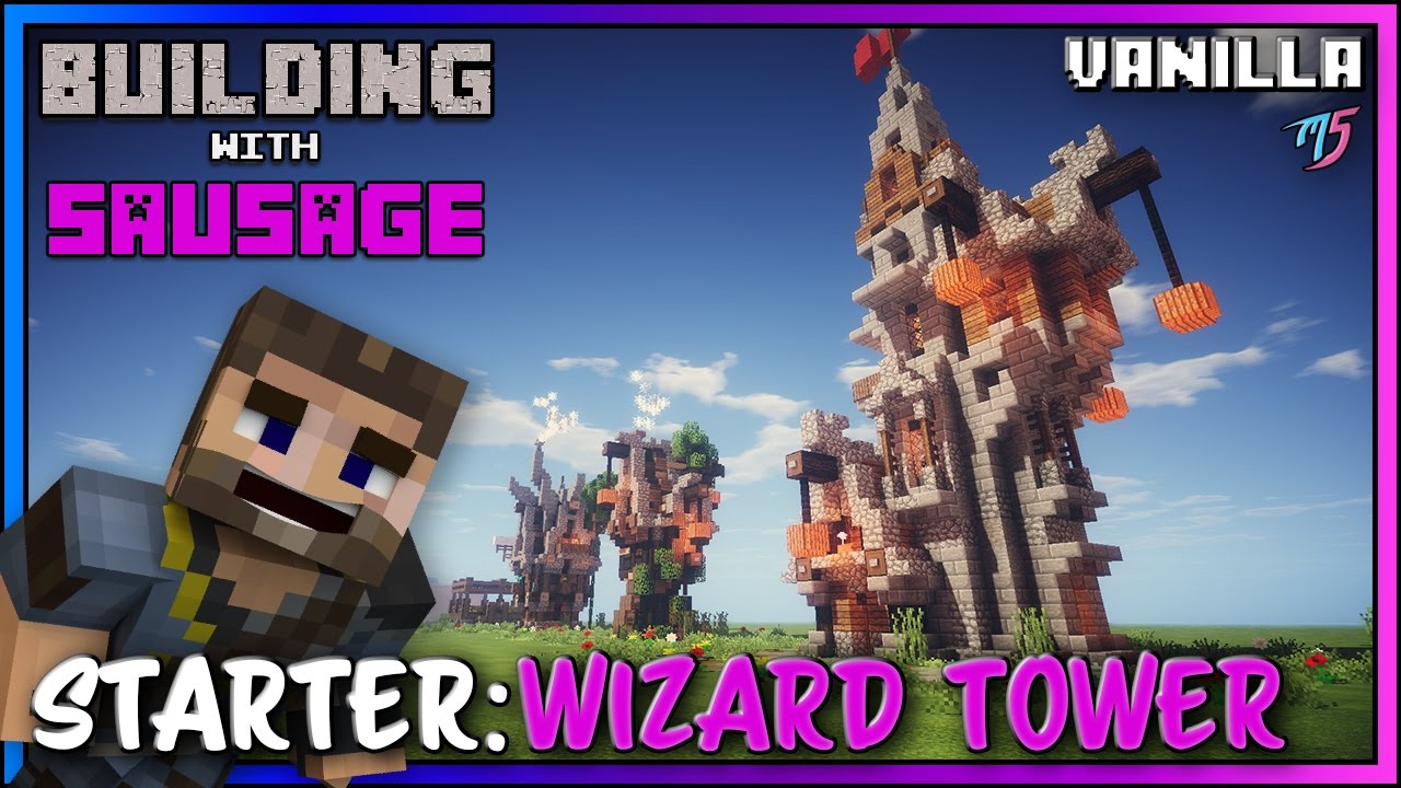 Minecraft - Building with Sausage - Starter Wizard Tower [Vanilla ...