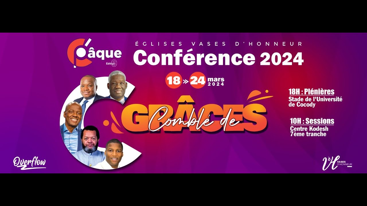 LE MYSTERE DE LA GRÂCE | C'PAQUE 2024 | J2 - PLÉNIÈRE | Pst M. Karambiri |19/03/2024 - YouTube