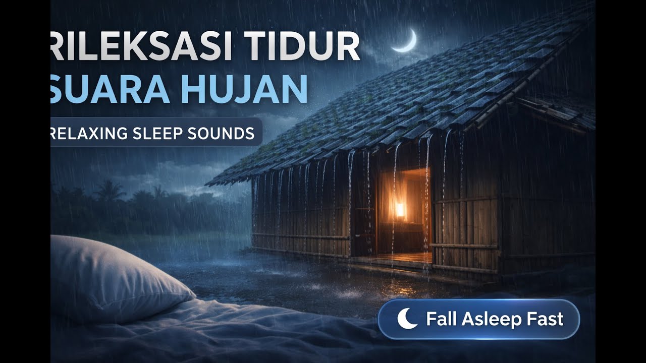 Suara Hujan untuk Tidur Cepat 🌧️ Relaksasi Pengantar Tidur | Musik ...