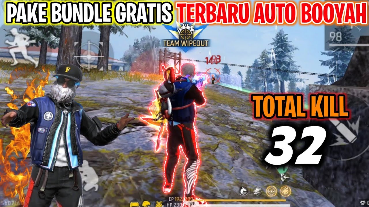 SOLO VS SQUAD PAKE BUNDLE TERBARU AUTO BOOYAH! GARENA FREE FIRE - YouTube