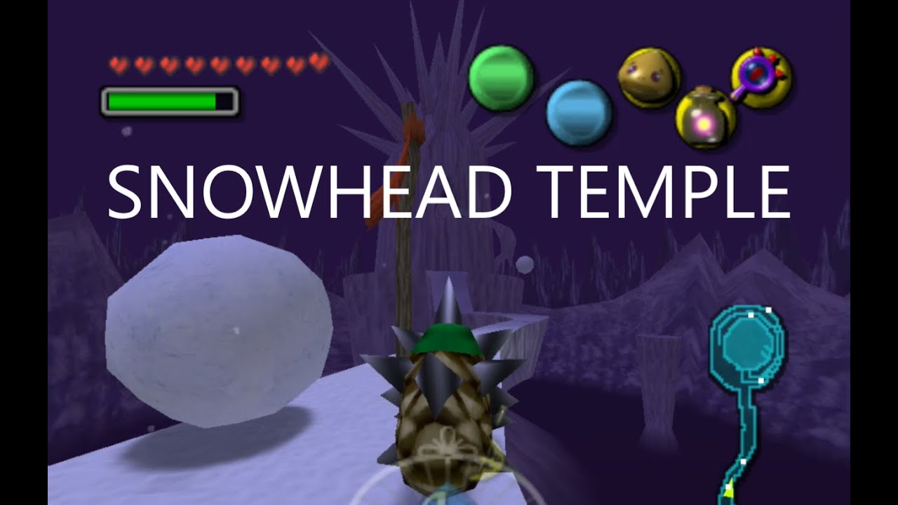 ZELDA: MAJORA'S MASK LET'S PLAY #12: SNOWHEAD TEMPLE - YouTube