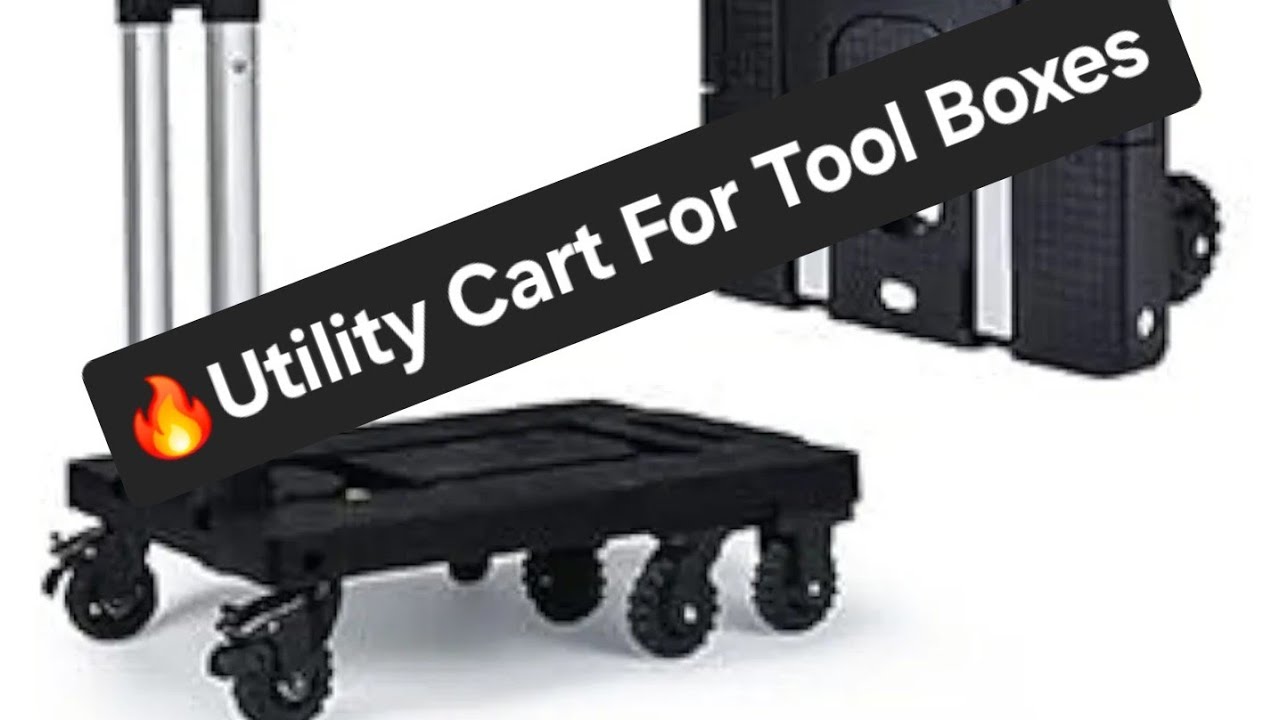 🔥Deal Utility Cart Dolly For your Tool Boxes Packout Toughsystem - YouTube