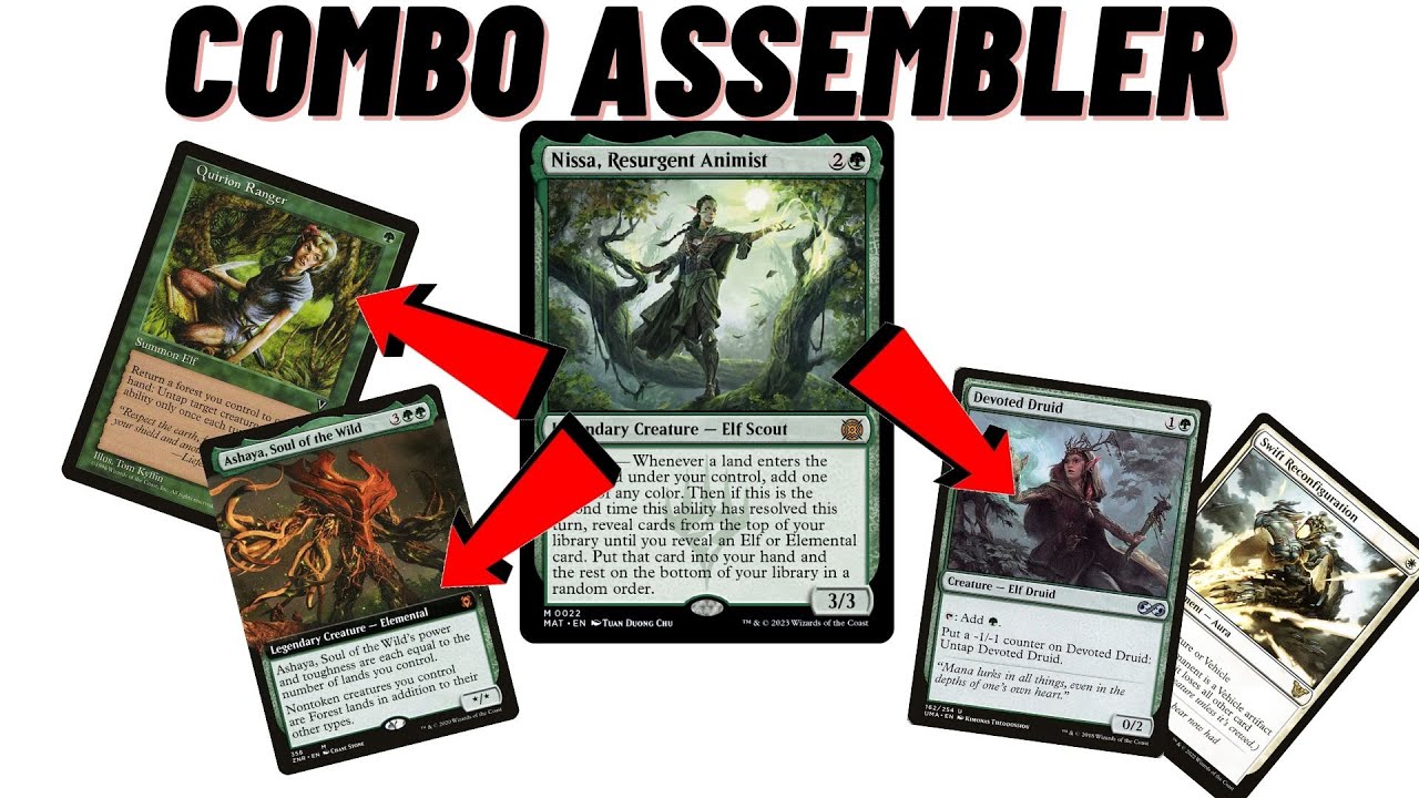 Nissa Resurgent Animist cEDH combo explained - YouTube