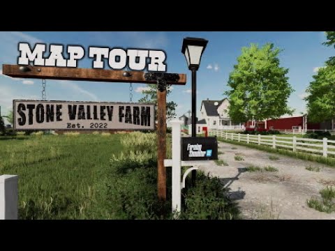 “STONE VALLEY 22” FS22 MAP TOUR! NEW MOD MAP | Farming Simulator 22 ...