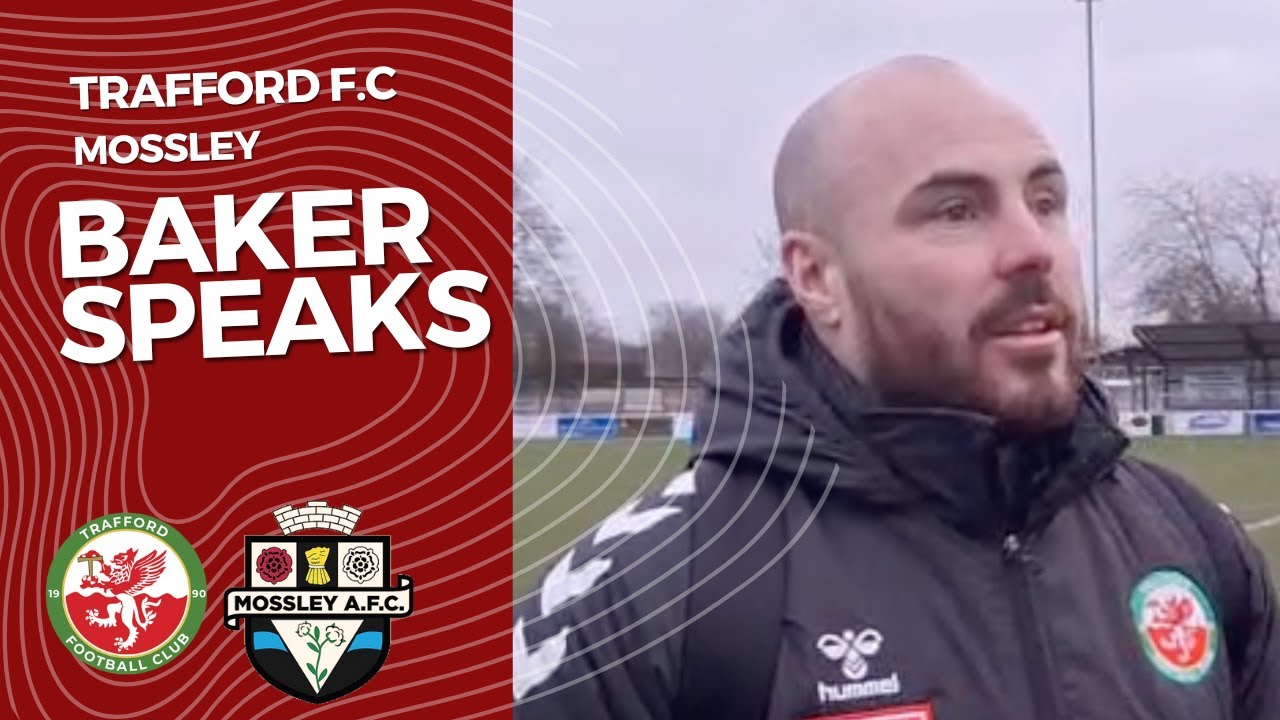 Bakes Speaks after our draw with Mossley - YouTube