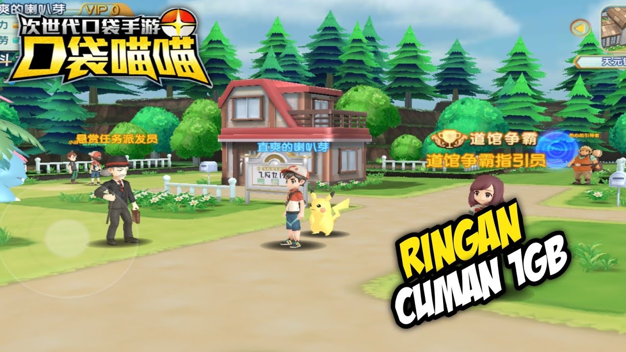 GAME POKEMON OPEN WORLD RINGAN BANGET, CUMA 1GB⁉️ || POKEMON MONSTER ...